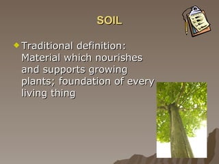 Introduction To Soil For Student Notes | PPT