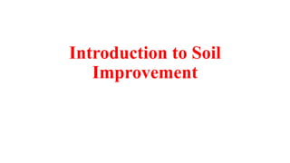 8 Introduction to soil improvement | PDF