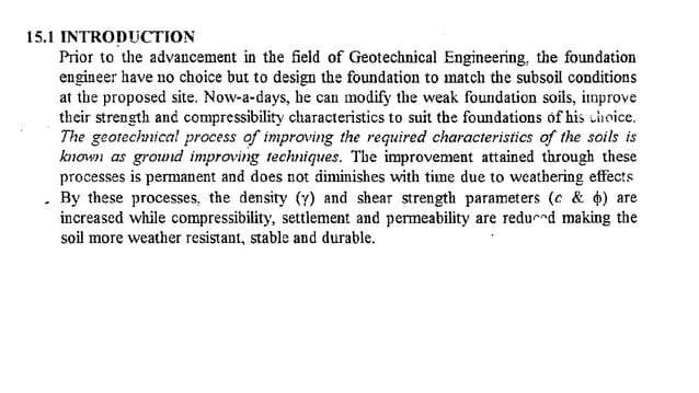 8 Introduction to soil improvement | PDF