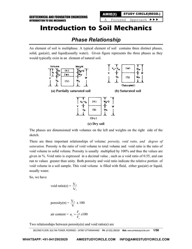 Introduction to Soil Mechanics | PDF