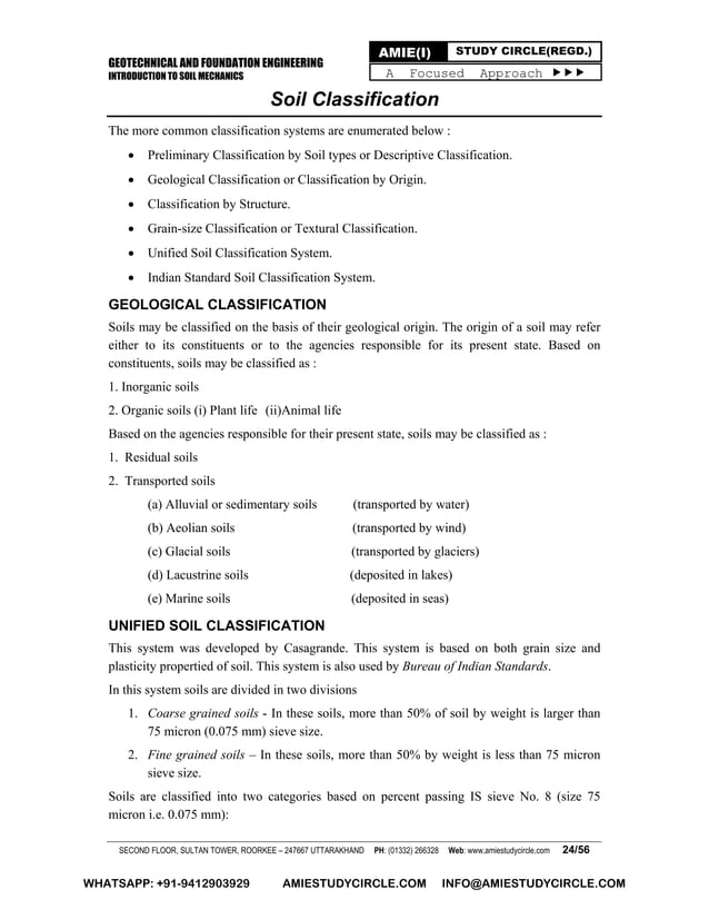 Introduction to Soil Mechanics | PDF