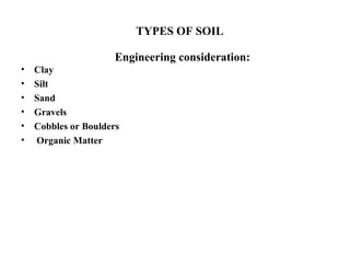 Introduction to Soil Mechanics types .ppt