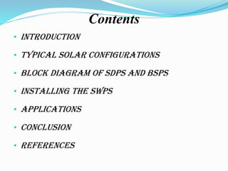 Introduction to solar water pumping | PPTX