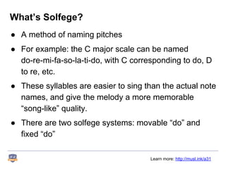 Introduction to Solfege | PDF