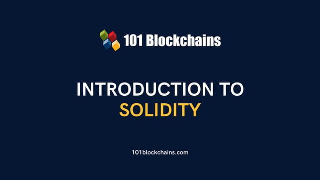 Introduction To Solidity | PDF