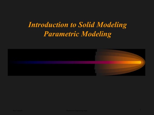 Introduction to solid modeling | PPT