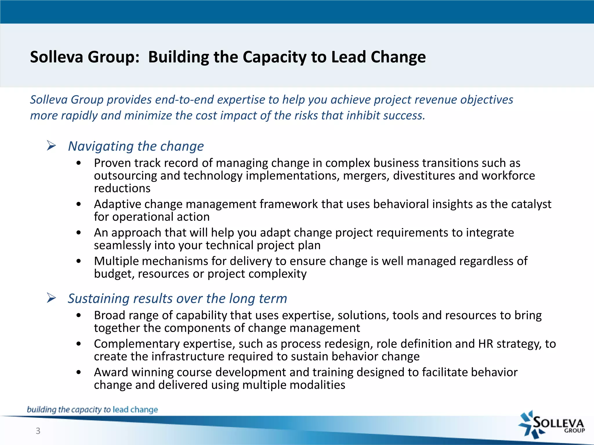 Integrating Change Management Into Technology and Outsourcing ... Integrating Change Management Into Technology and Outsourcing ...
