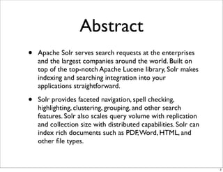 Introduction to Solr | PDF