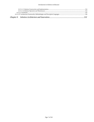 Introduction to Solution Architecture Book | PDF