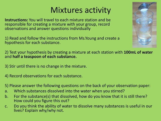 Introduction to solutions (chapter 5) | PPT