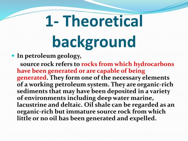 Introduction_to_Petroleum source_rock.pptx | Chemistry | Science