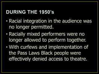 Introduction to south african theatre 101 grd 10 | PPTX