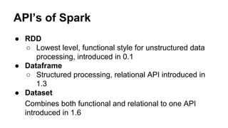 Introduction to Spark 2.0 Dataset API | PDF