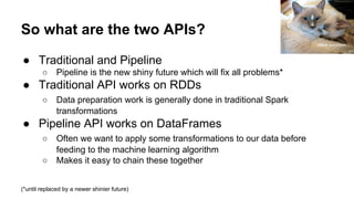 Introduction to Spark ML Pipelines Workshop | PPT