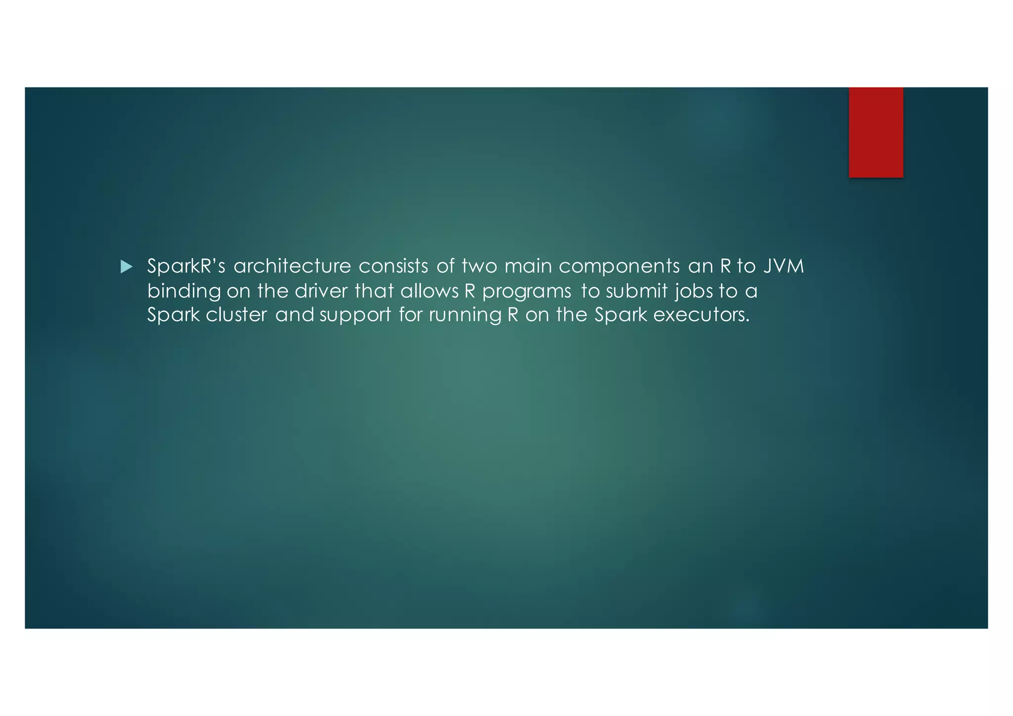 Introduction to SparkR | PPT