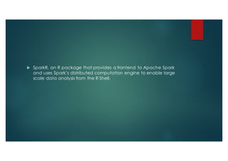 Introduction to SparkR | PPT