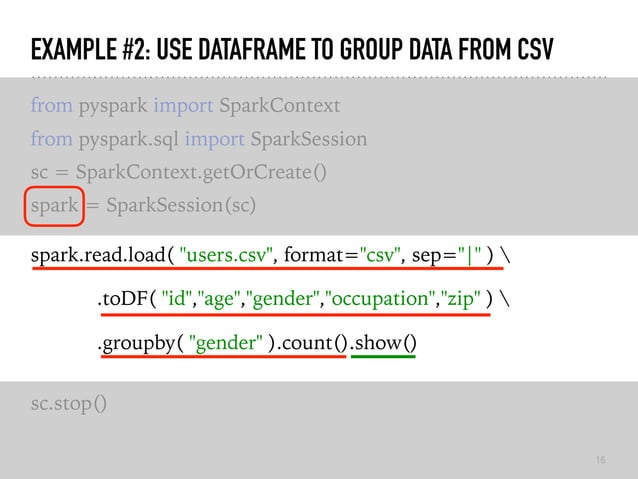 Introduction to Spark with Python | PDF | Databases | Computer Software and Applications