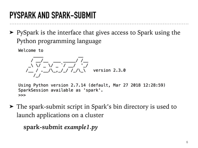 Introduction to Spark with Python | PDF | Databases | Computer Software and Applications