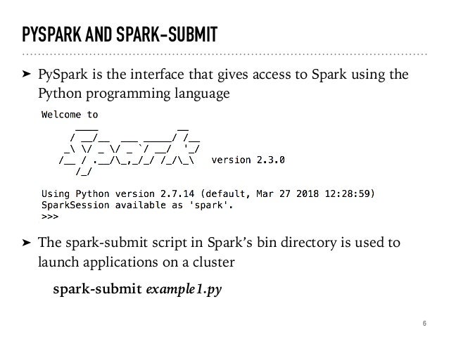 Introduction To Spark With Python