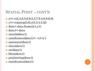 Introduction to spatial data analysis in r | PDF | Geography | Science
