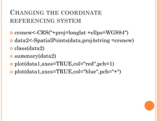 Introduction to spatial data analysis in r | PDF | Geography | Science