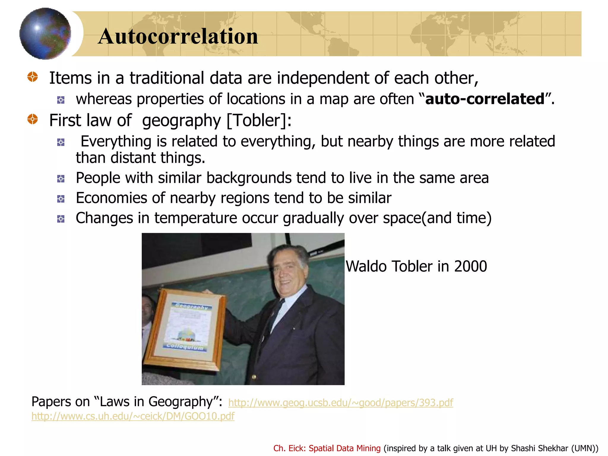 Introduction to spatial data mining | PPT Introduction to spatial data mining | PPT