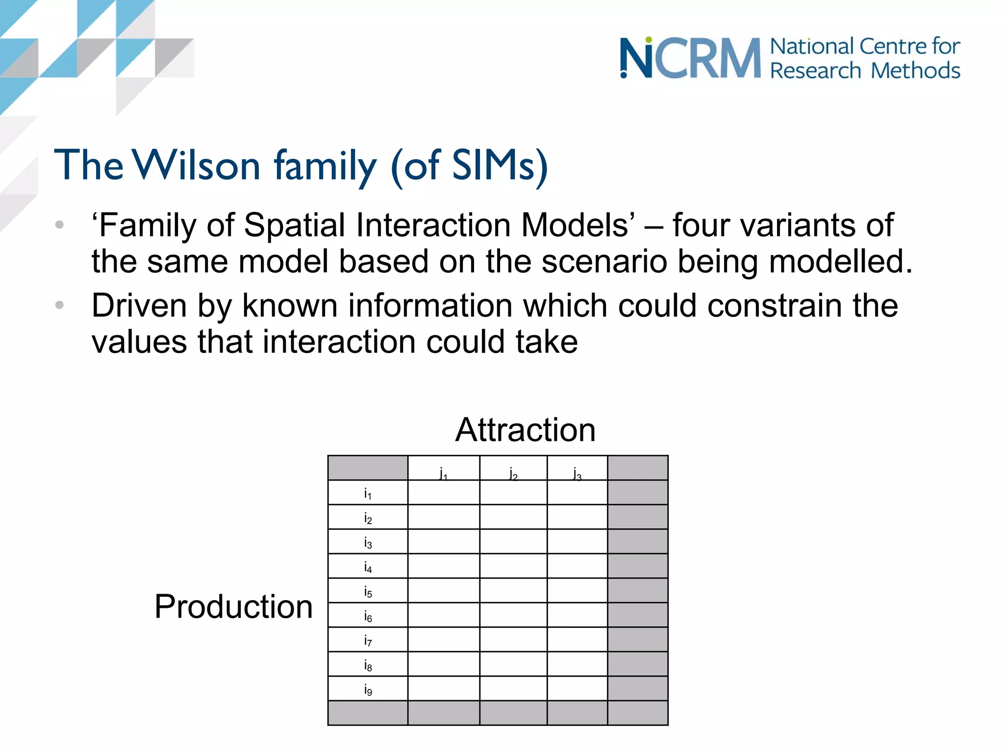 Introduction to spatial interaction modelling | PDF