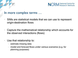 Introduction to spatial interaction modelling | PDF