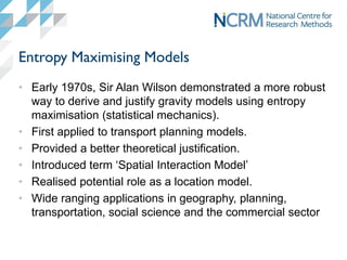 Introduction to spatial interaction modelling | PDF