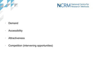 Introduction to spatial interaction modelling | PDF