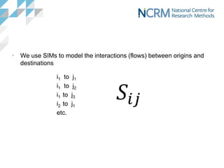 Introduction to spatial interaction modelling | PDF