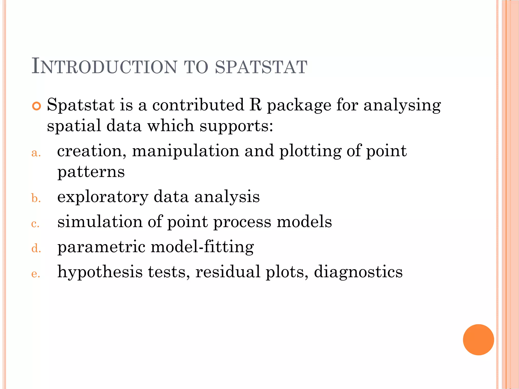 Introduction to spatstat | PDF | Geography | Science