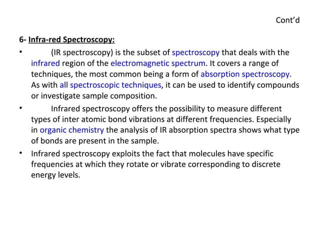 Introduction To Spectroscopy | PPT