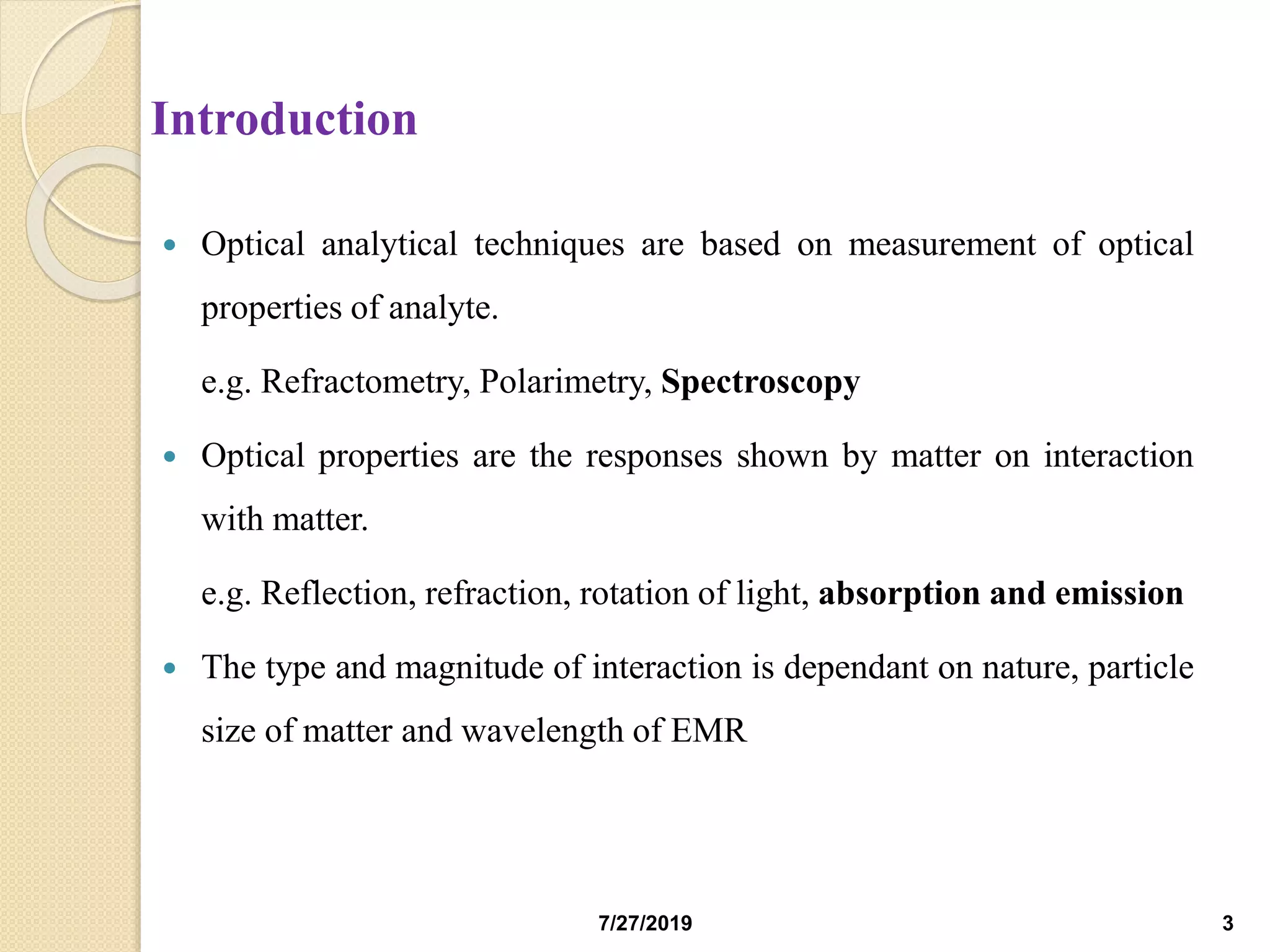 Introduction to spectroscopy | PPTX