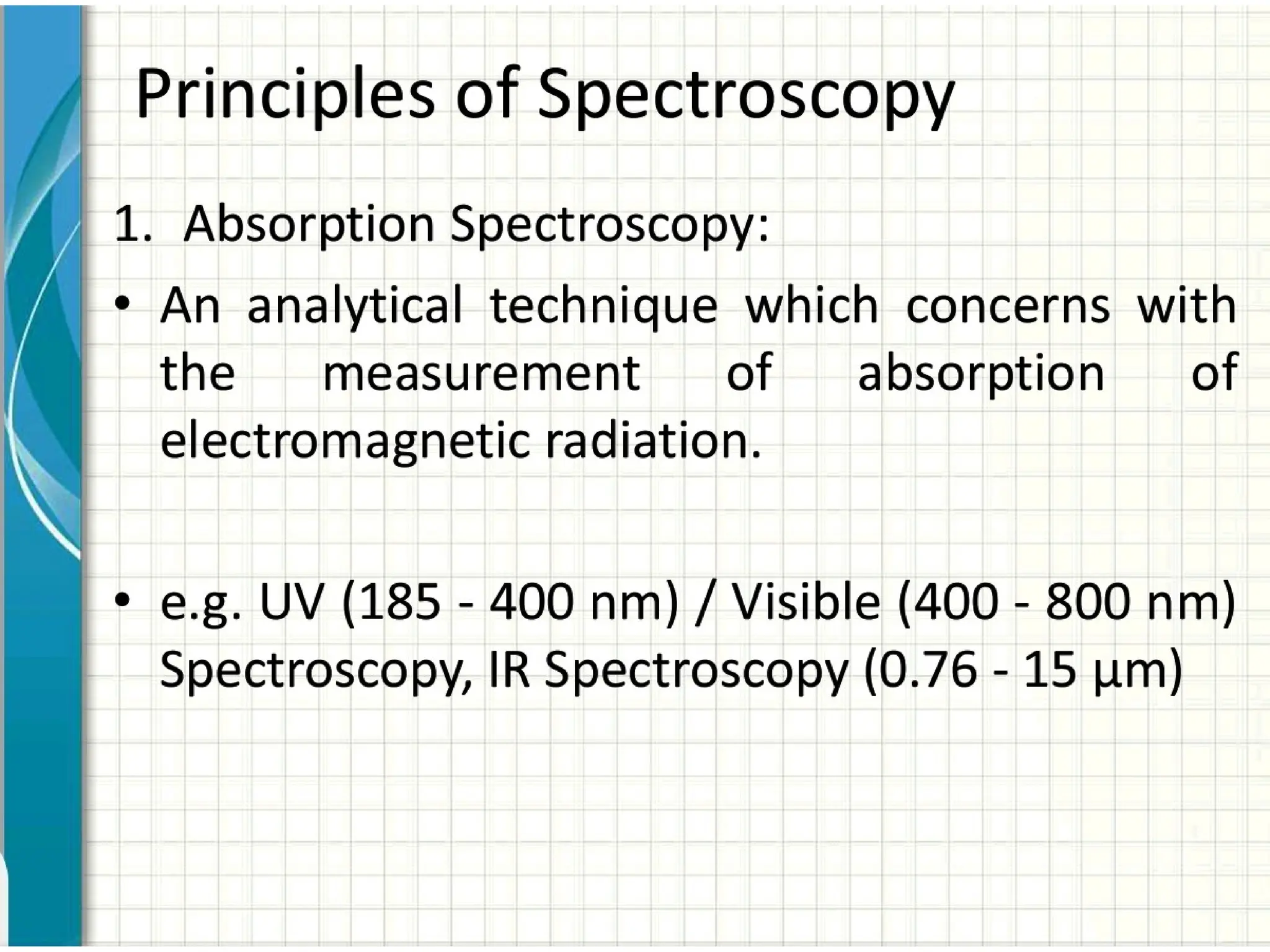 Introduction to Spectroscopy - Types.pptx
