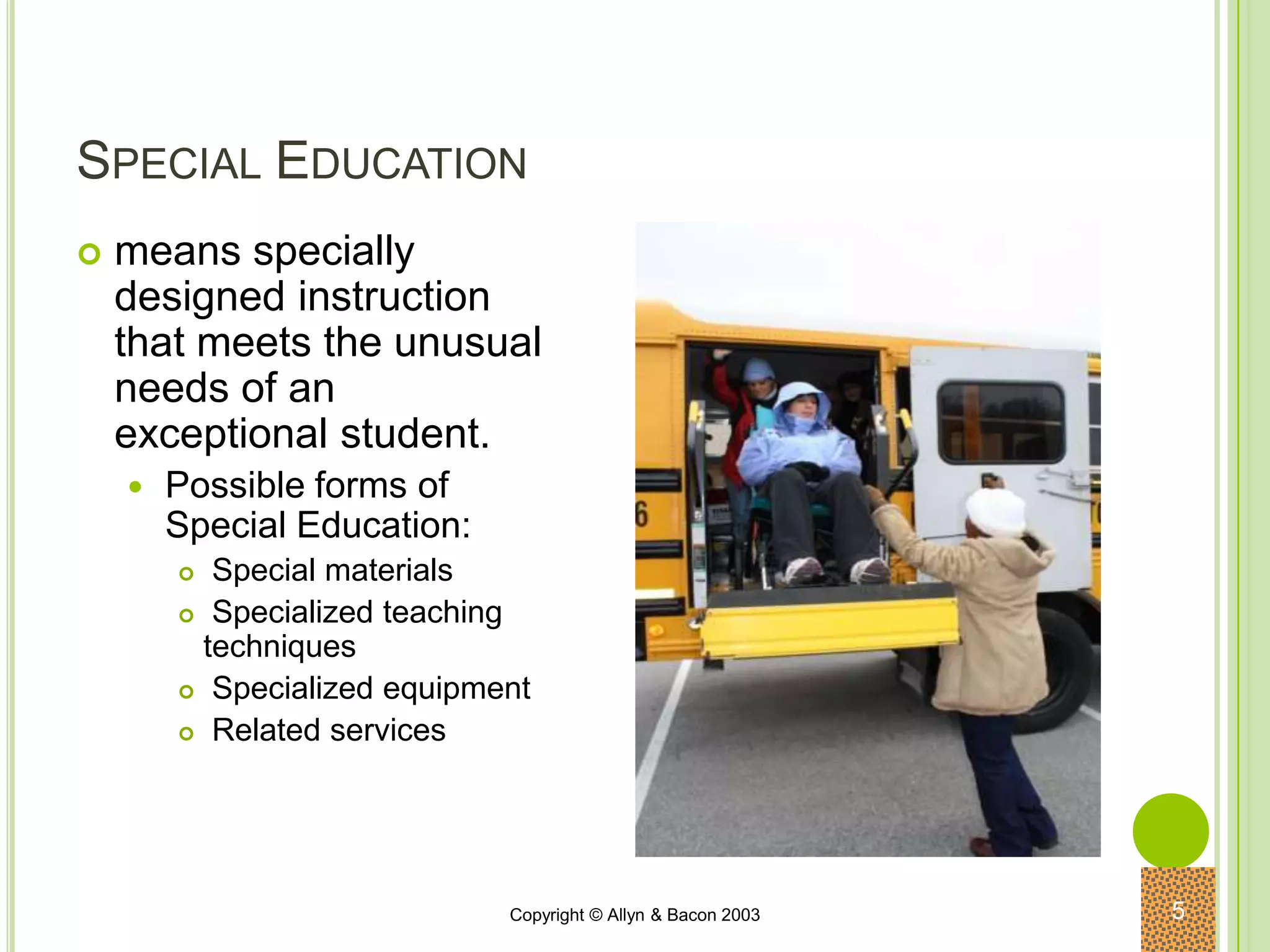 Introduction to Special Education | PPTX
