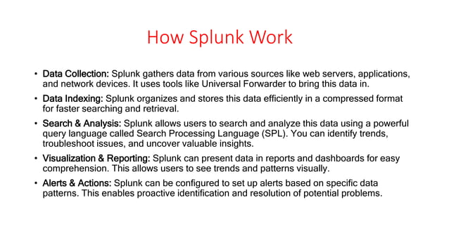 Introduction to Splunk Presentation (DevOps) | PPTX