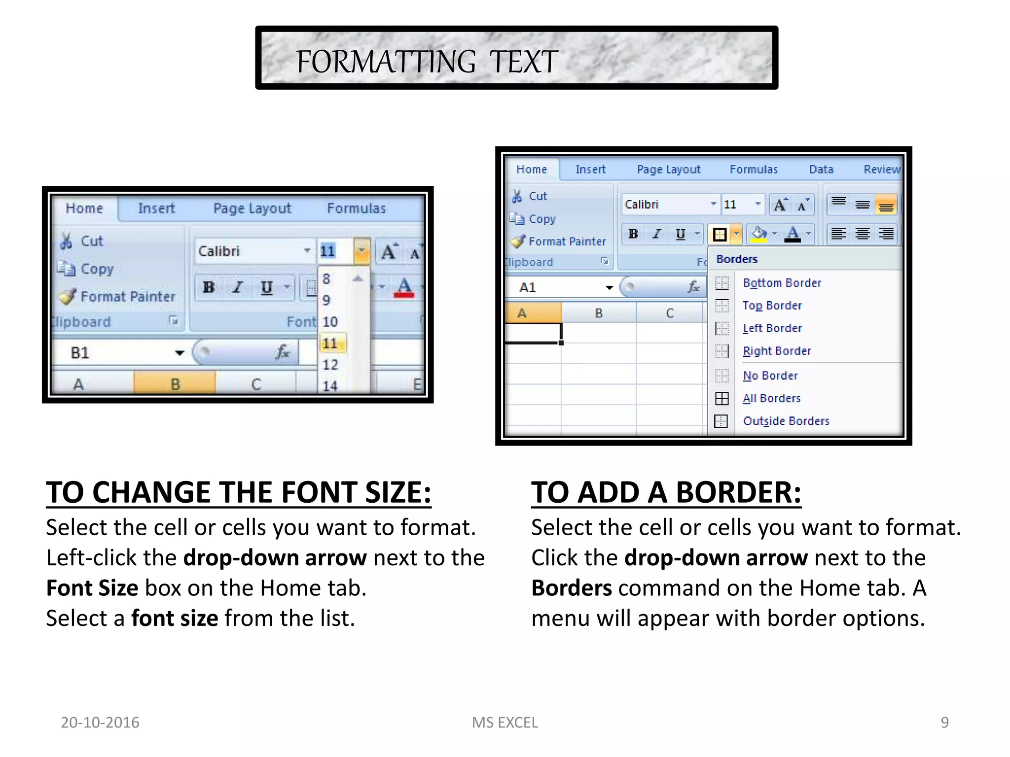 Introduction to spreadsheet | PPT