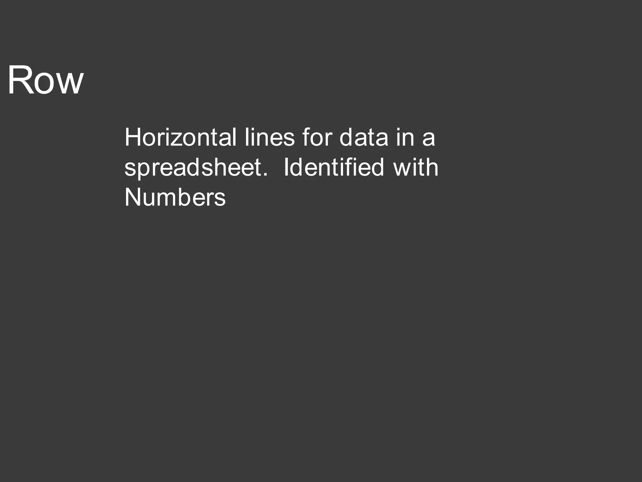 Introduction to spreadsheets | PDF