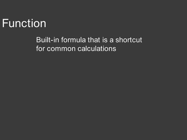 Introduction to spreadsheets | PDF