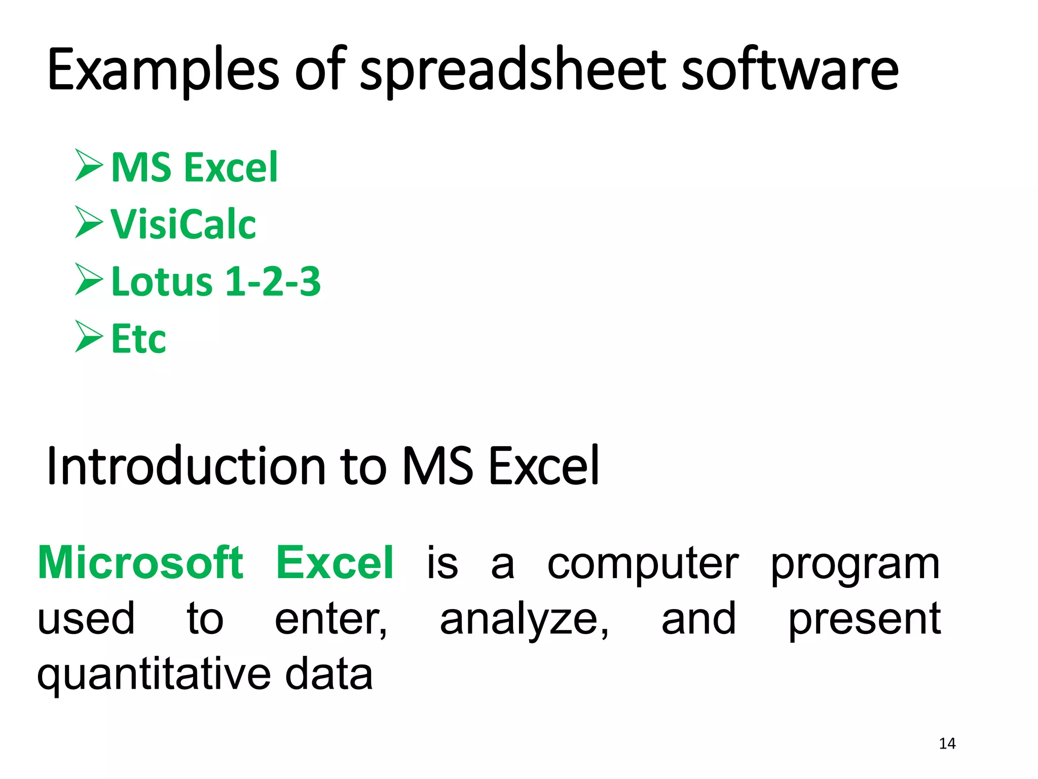 Introduction to Spreadsheets.ppt