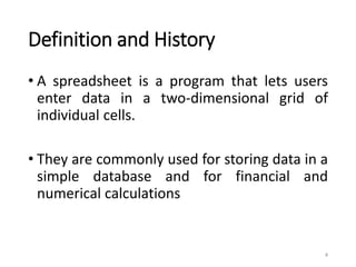 Introduction to Spreadsheets.ppt