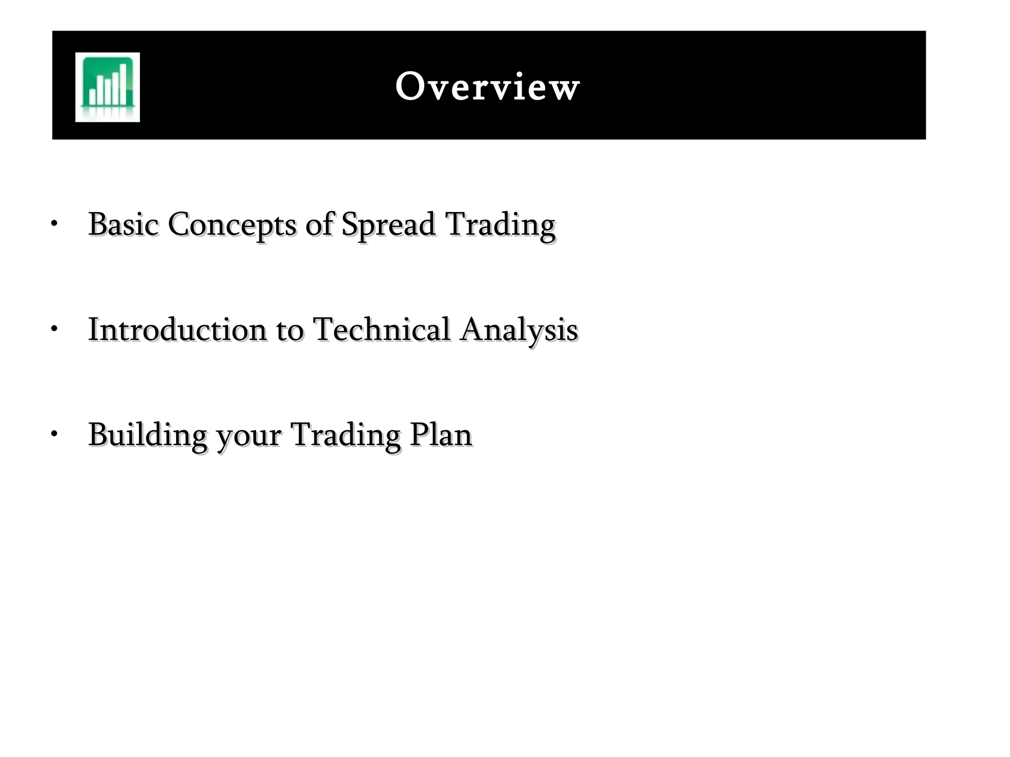 Introduction To Spread Trading | PPT