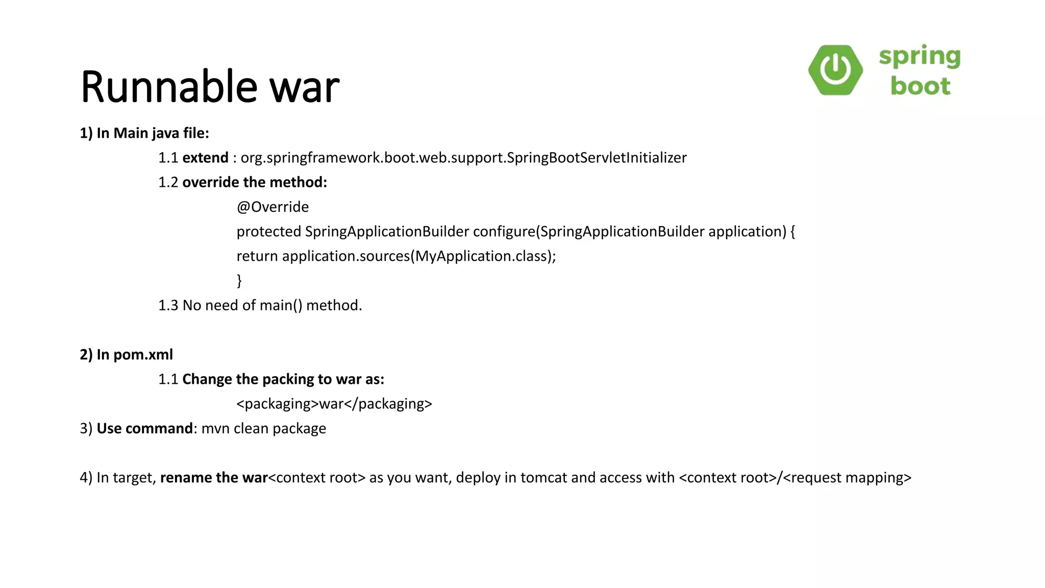 Introduction to spring boot | PPTX