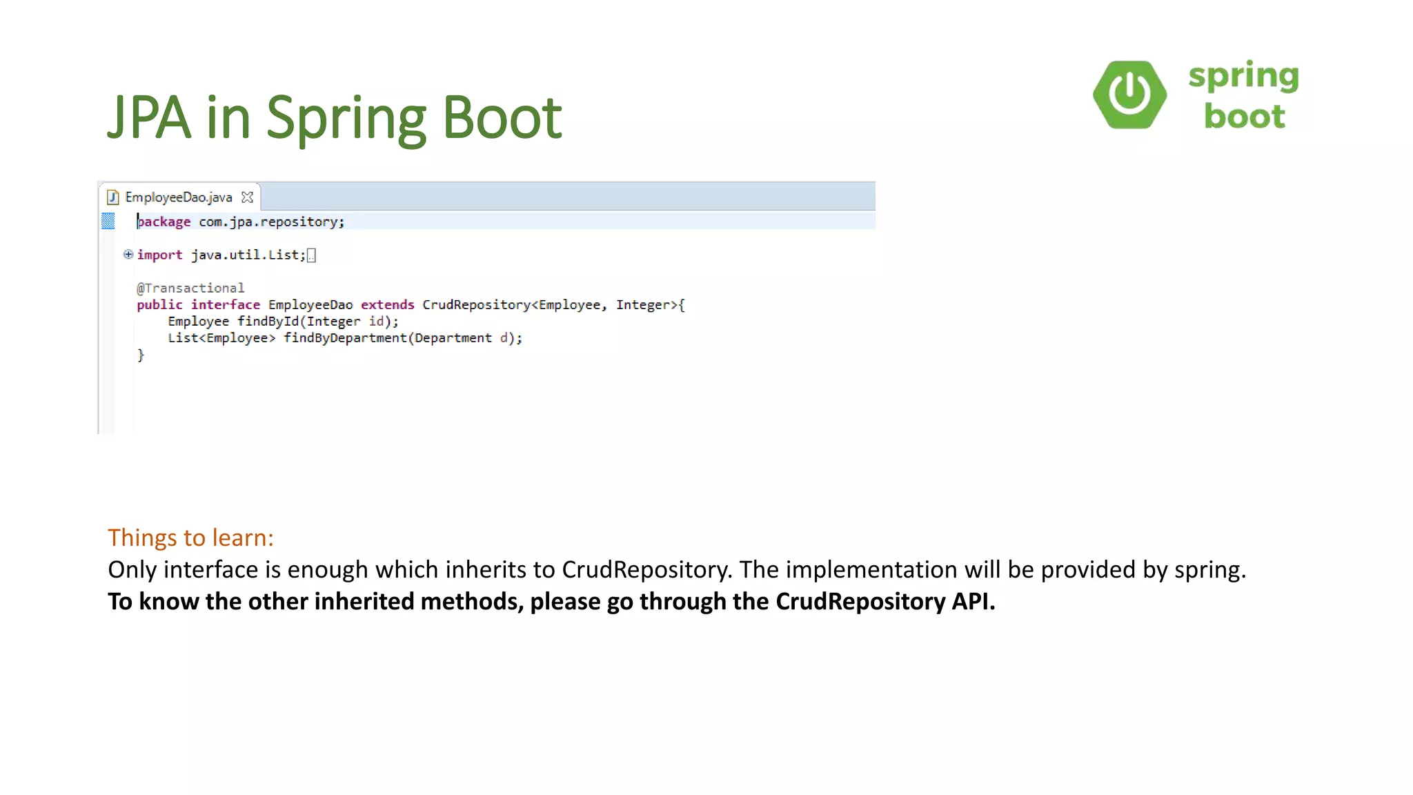 Introduction to spring boot | PPTX