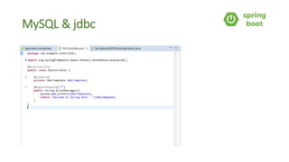 Introduction to spring boot | PPTX