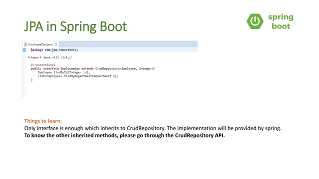Introduction to spring boot | PPTX