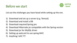 Introduction to spring boot | PPTX