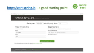 Introduction to spring boot | PPTX
