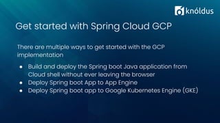 Introduction to Spring Cloud GCP | PPT